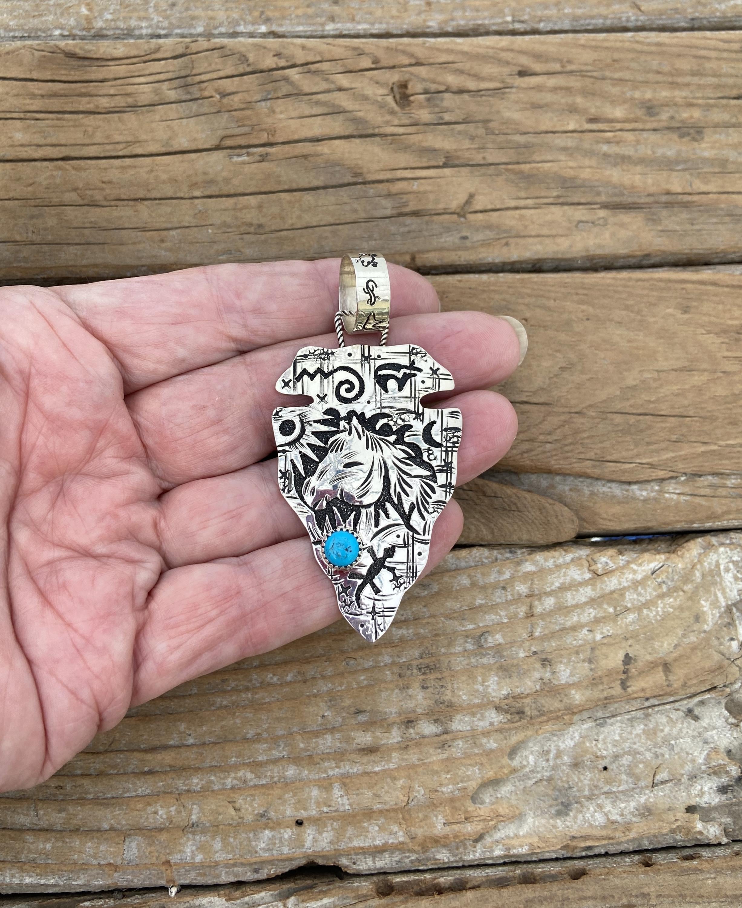 Gorgeous Large Arrowhead Handmade and Signed in Sterling Silver by a ...