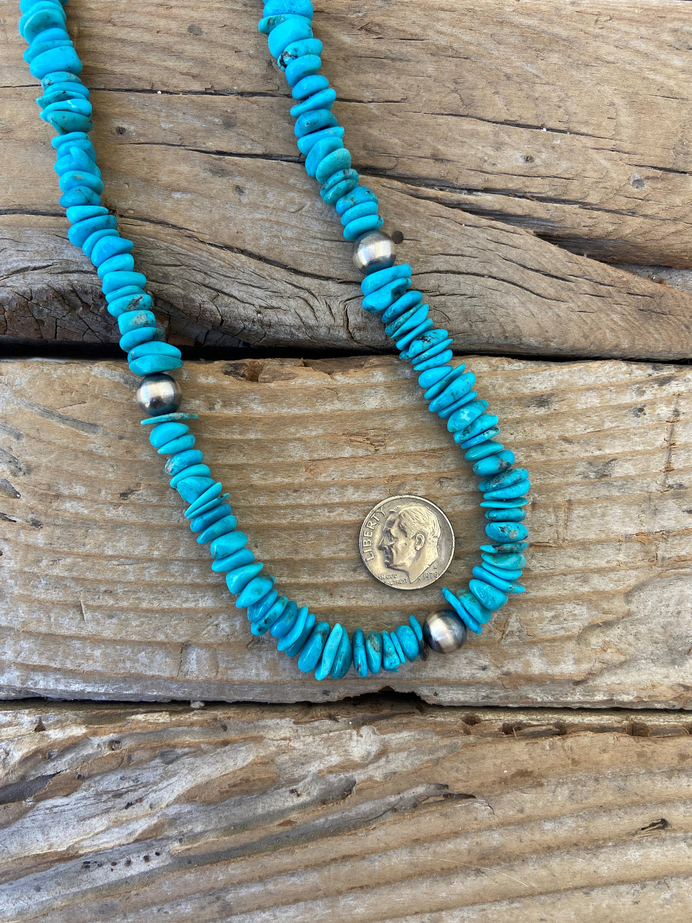 Beautiful Blue Turquoise Necklace Handmade With Sterling Silver 925 - Etsy