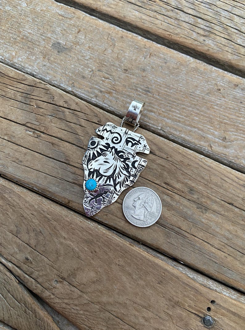 Gorgeous Large Arrowhead Handmade and Signed in Sterling Silver by a ...