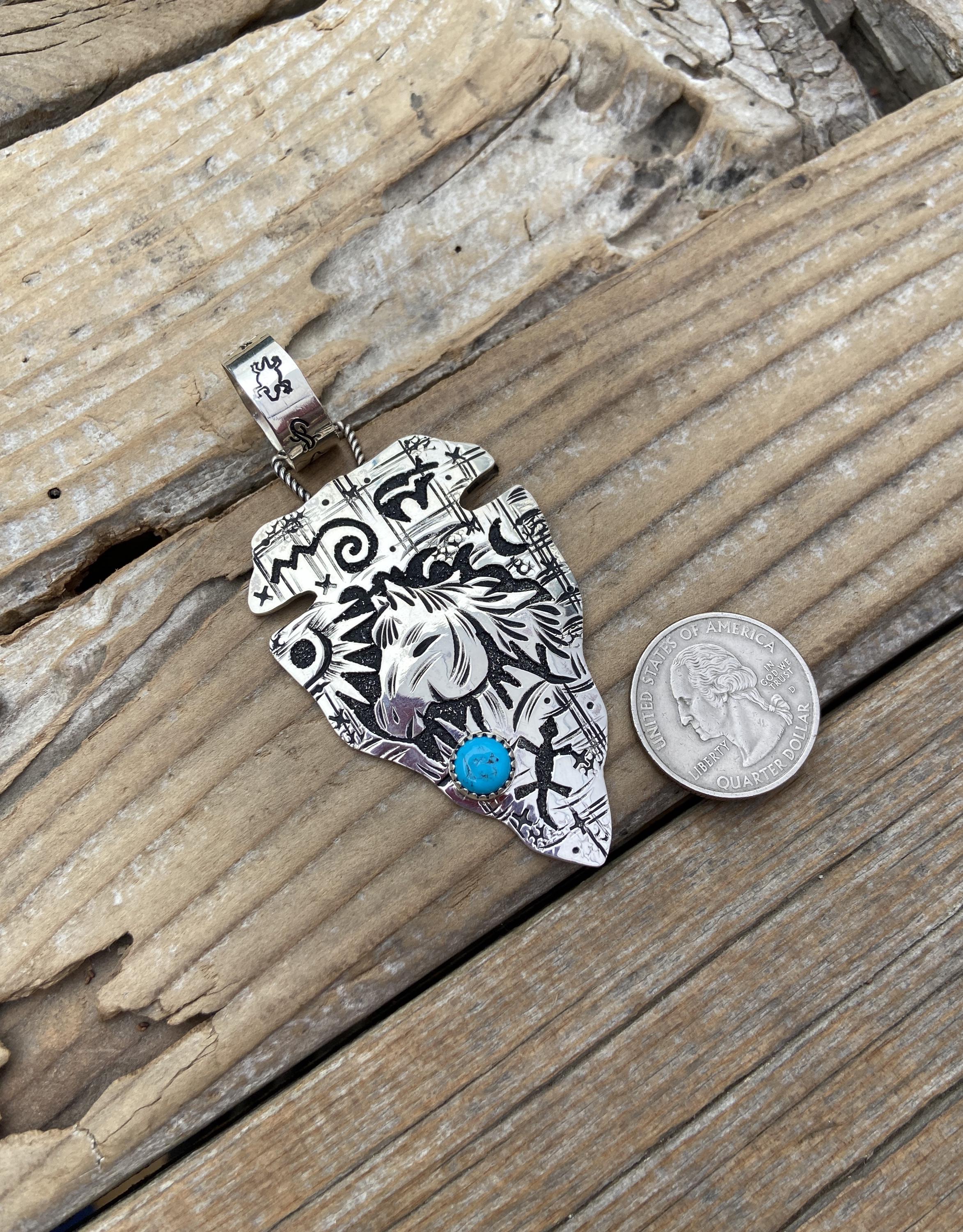 Gorgeous Large Arrowhead Handmade and Signed in Sterling Silver by a ...