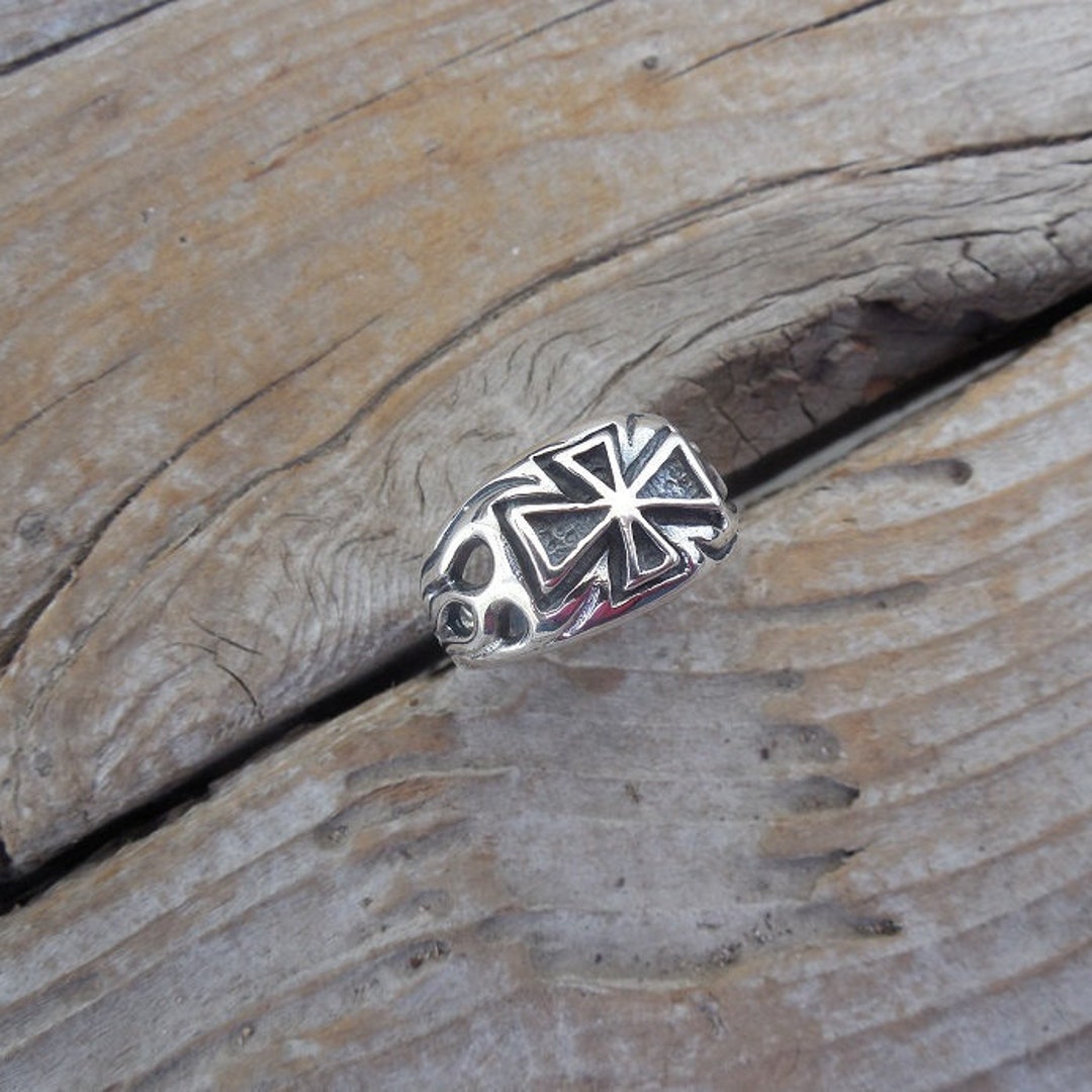 Maltese Cross Ring Handmade in Sterling Silver 925 - Etsy
