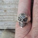 Skull Eyes Skull Ring Handmade in Sterling Silver 925 - Etsy