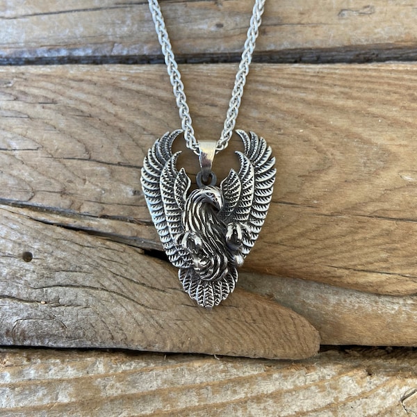 Eagle Necklace - Etsy