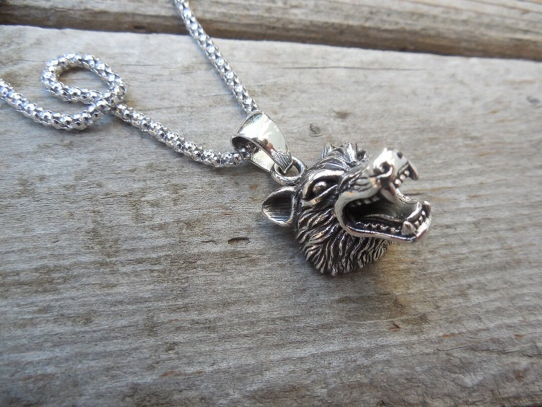 Werewolf Necklace in Sterling Silver - Etsy