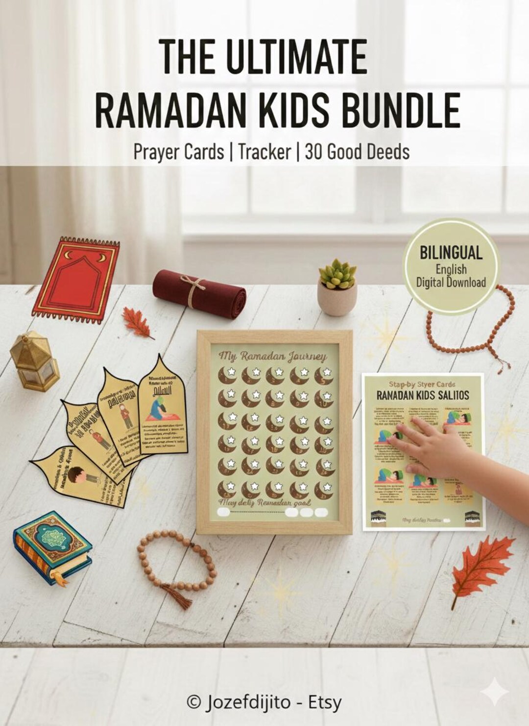 Ultimate Ramadan Kids Bundle | Prayer Cards, Ramadan Tracker, & 30 Good ...