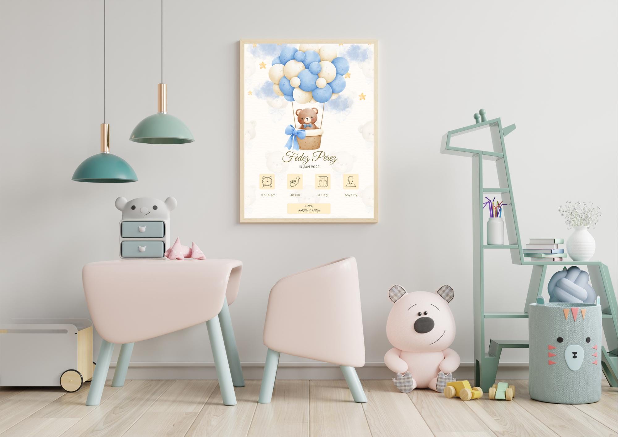 Baby Boy Newborn Welcome Board,printable - Etsy