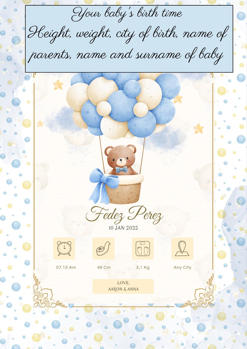 Baby Boy Newborn Welcome Board,printable - Etsy