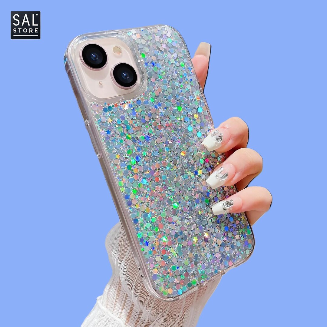 Girls Women Cute Glitter Case for iPhone 15 Pro Max 14 13 12 11 XR SE ...