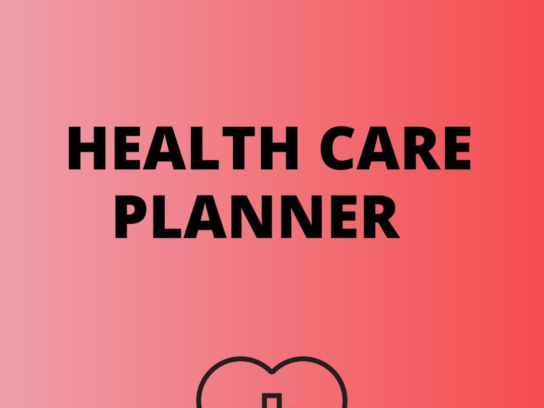 Health Care Planner - Etsy