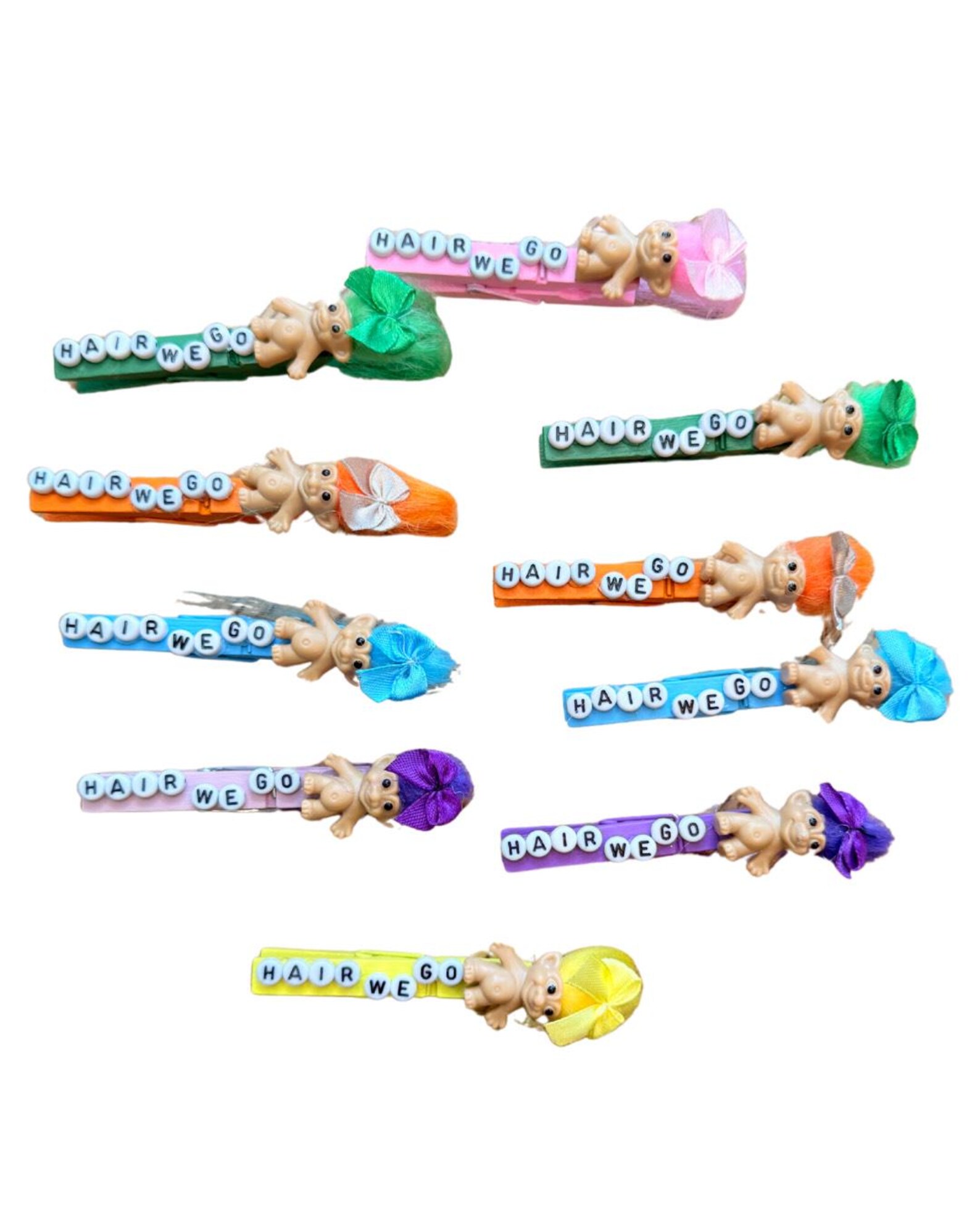 Troll Hair We Go Cheer Pins-set of 10 - Etsy
