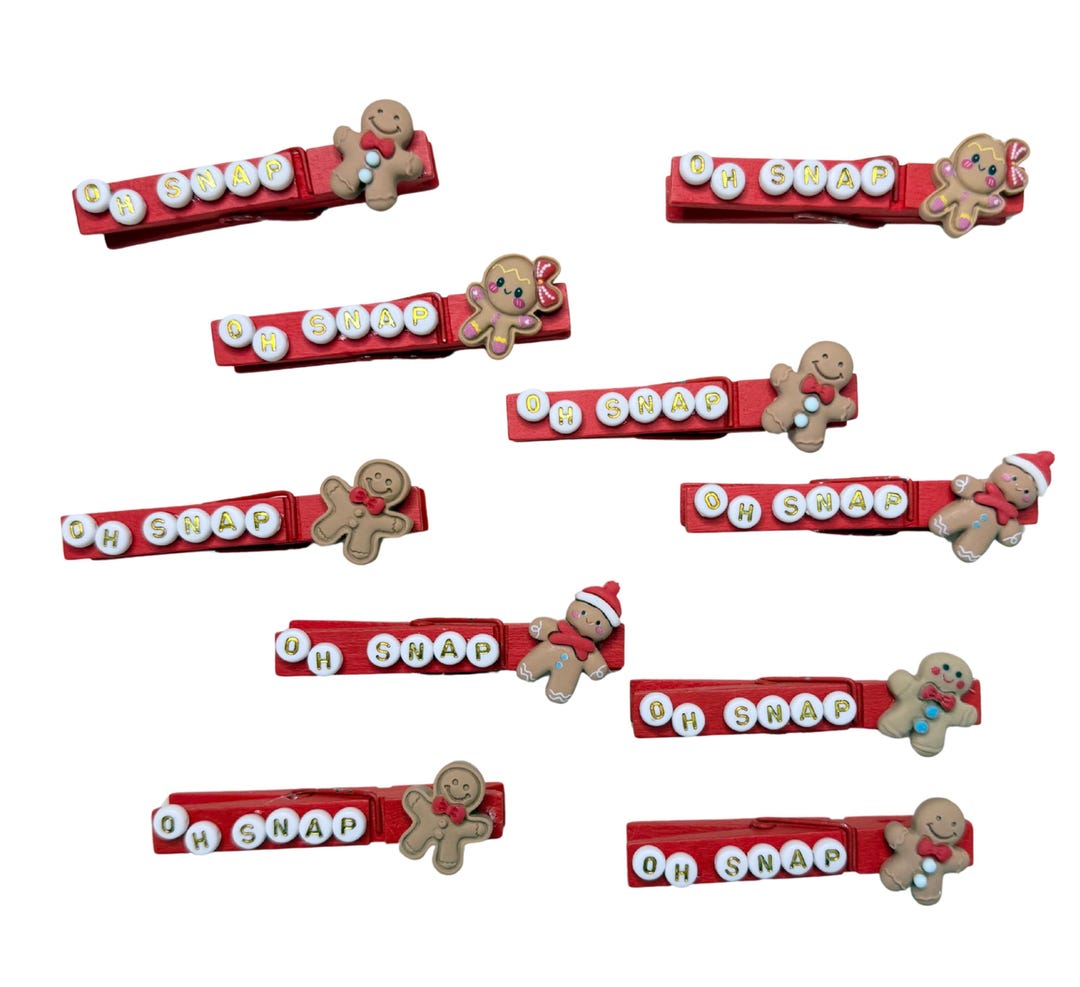 Gingerbread Christmas| 10 Cheer Pins - Etsy