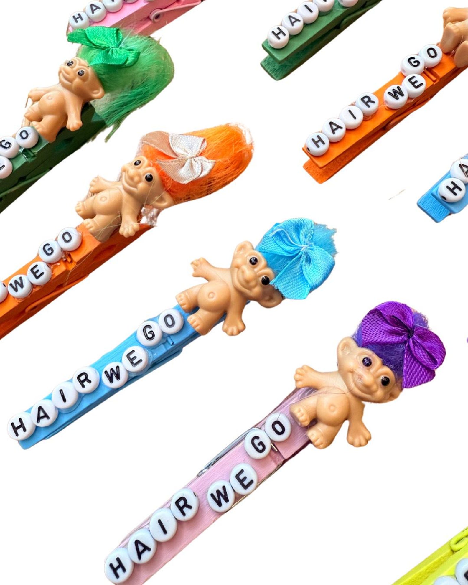 Troll Hair We Go Cheer Pins-set of 10 - Etsy