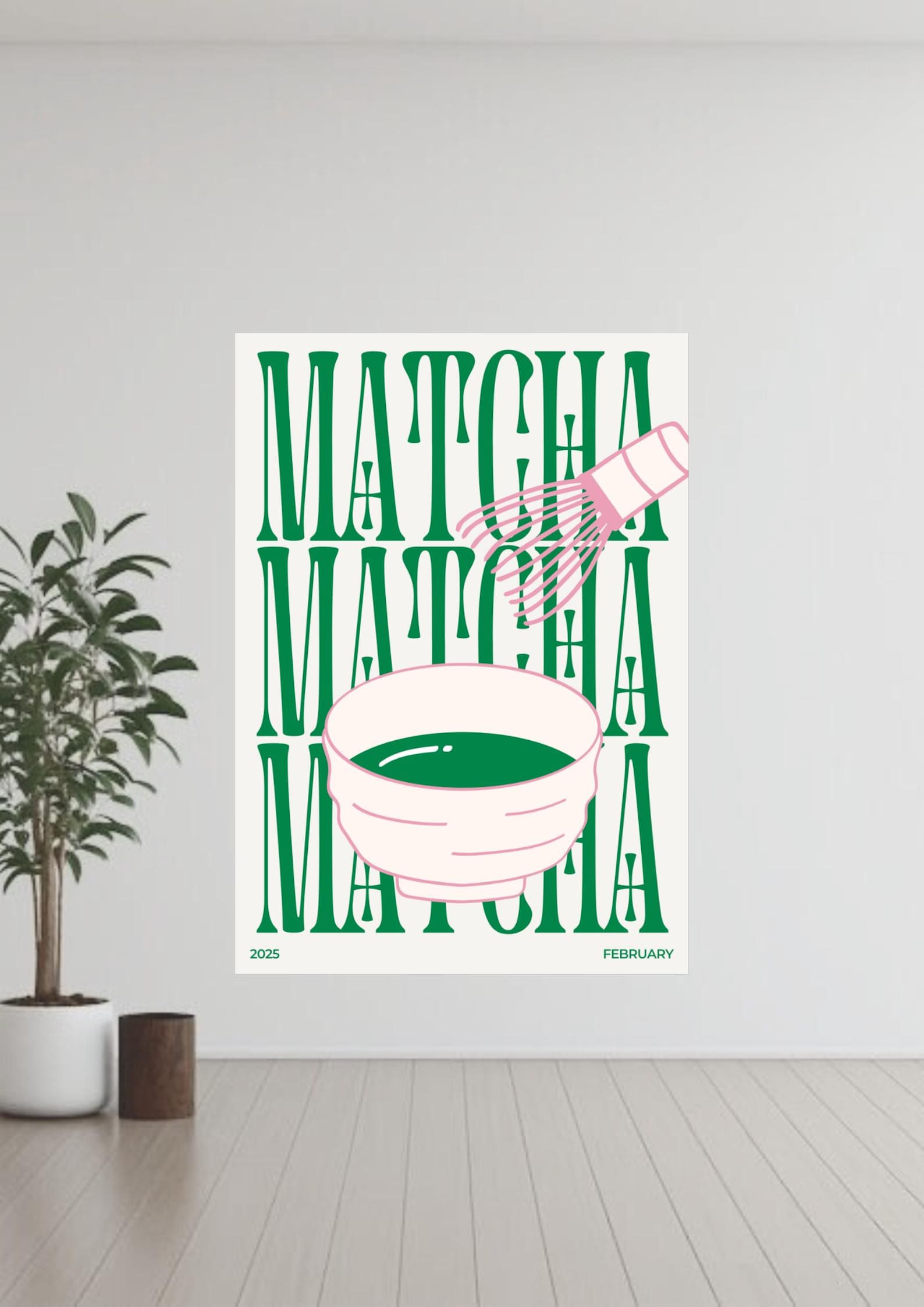 Matcha Girl Aesthetic Poster Bundle, Pinterest Posters, Digital Posters ...