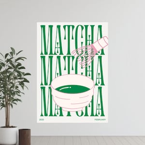 Matcha Girl Aesthetic Poster Bundle, Pinterest Posters, Digital Posters ...