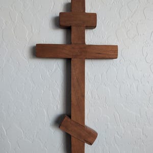 Orthodox Three-bar Wall Cross - Etsy