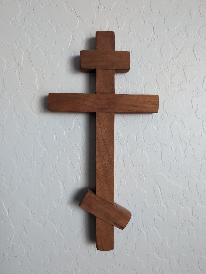 Orthodox Three-bar Wall Cross - Etsy