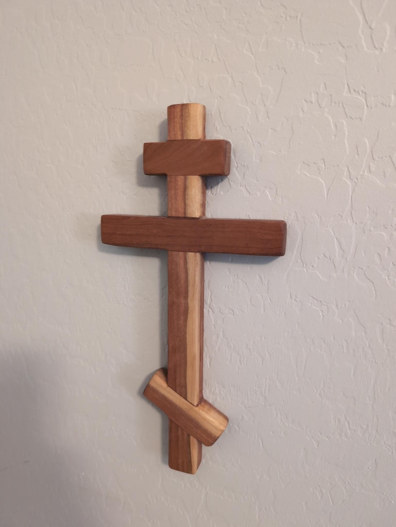 Orthodox Three-bar Wall Cross - Etsy