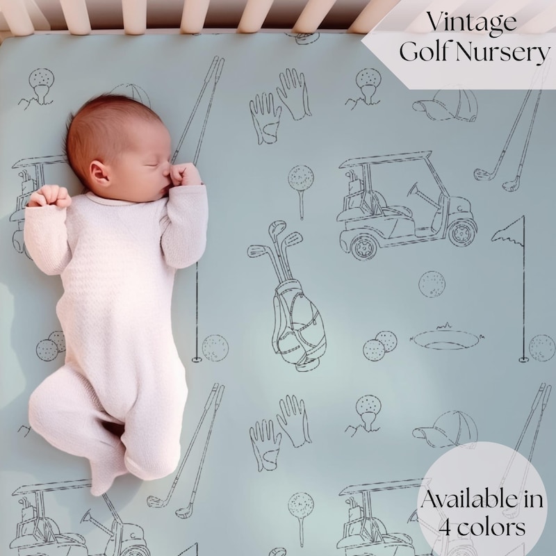 Golf Crib Sheets - Etsy