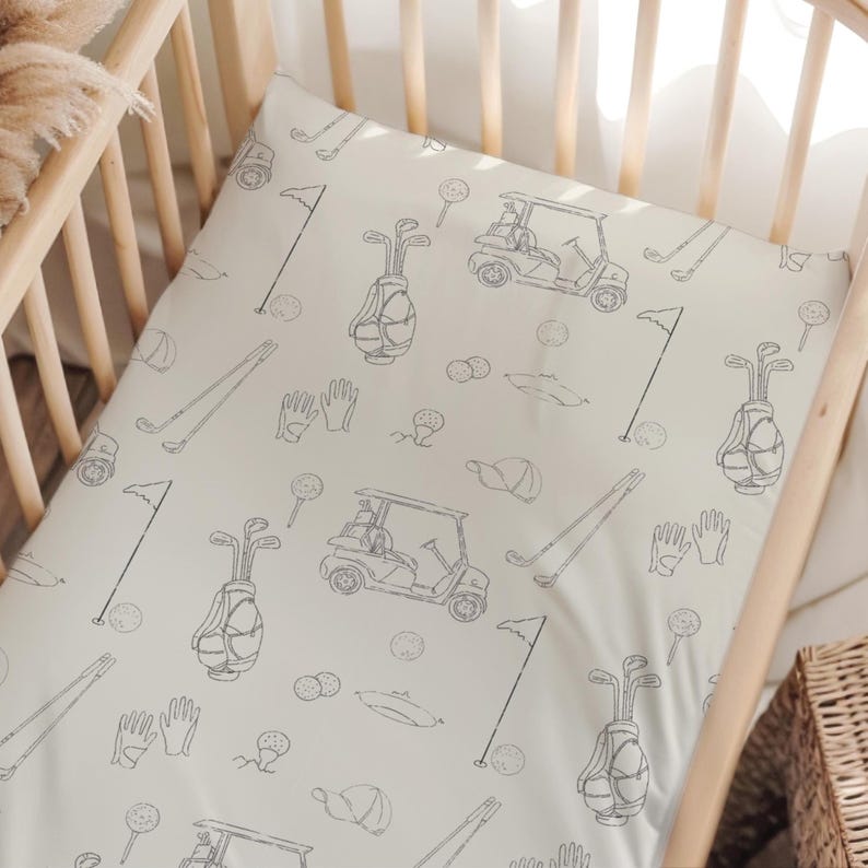 Vintage Golf Nursery Decor Sport Theme Nursery Bedding Golf Themed ...