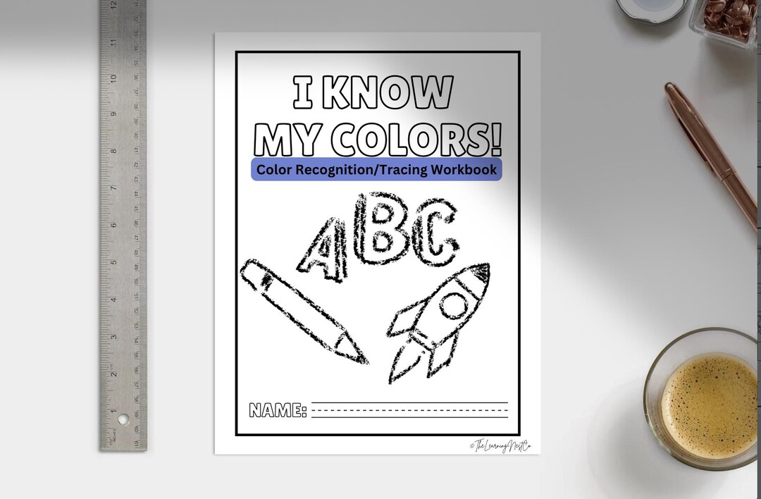 I Know My Colors – Fine Motor Skills Workbook -trace, Color, and Cut to ...