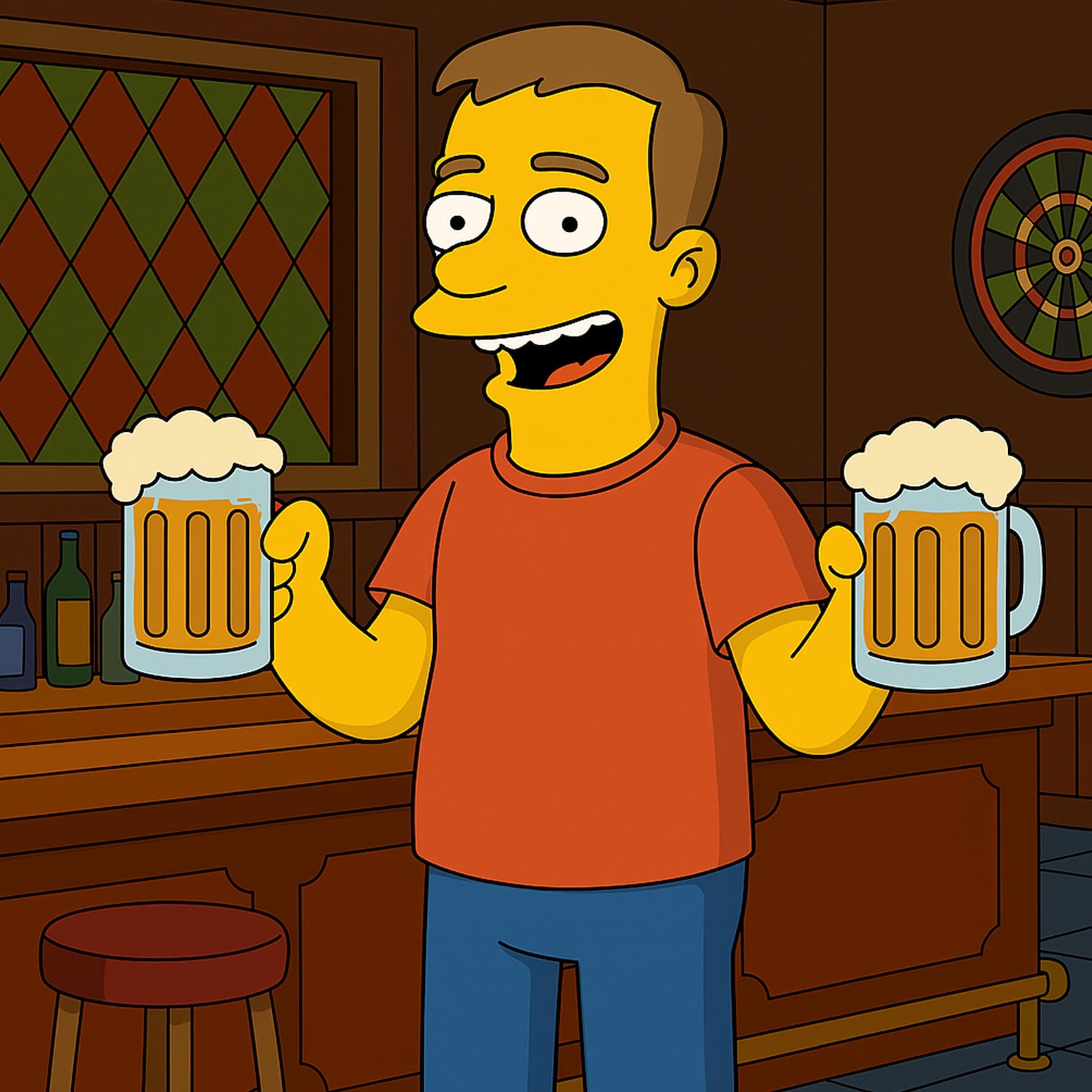 Personalized Simpsons Family Portrait, Personalized Simpsons Portrait ...