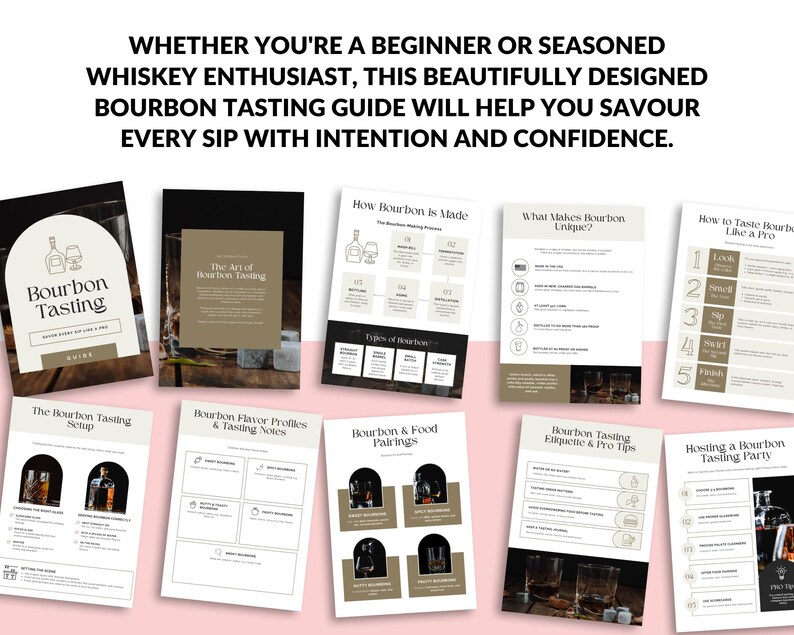 Bourbon Tasting Guide: Savour, Score & Host (printable PDF) - Etsy