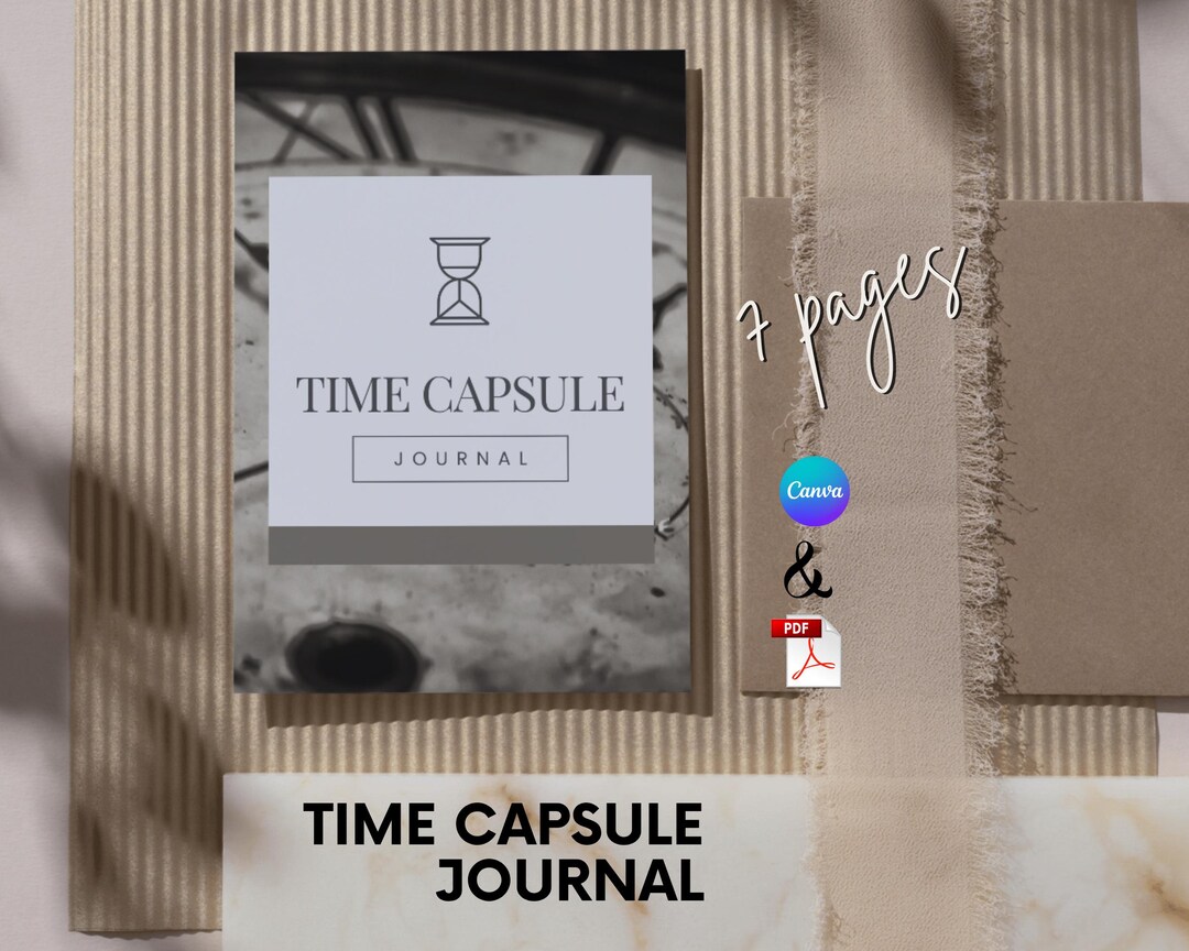 Time Capsule Journal | Printable PDF and Canva Template | Yearly ...