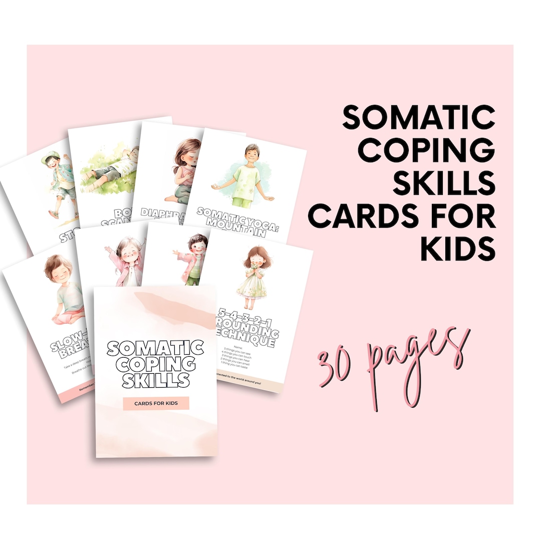 Somatic Coping Skills Cards for Kids – Printable PDF - Etsy