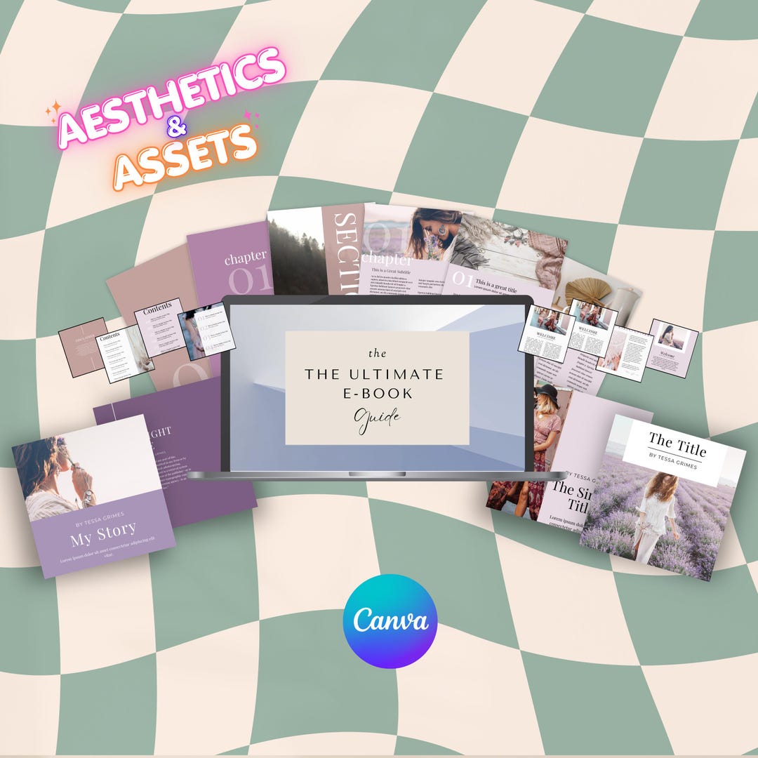 The Ultimate E-book Canva Template (instant Digital Download) - Etsy