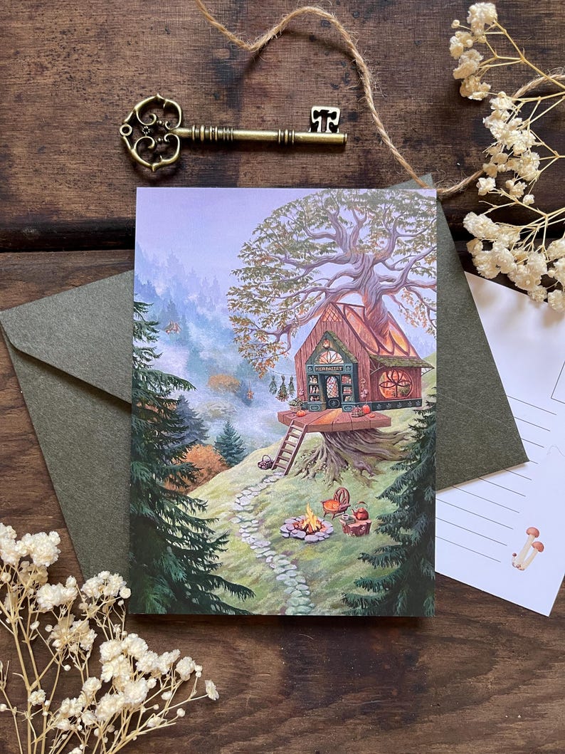 Set 5 Postcards "mystery" - Etsy Ireland