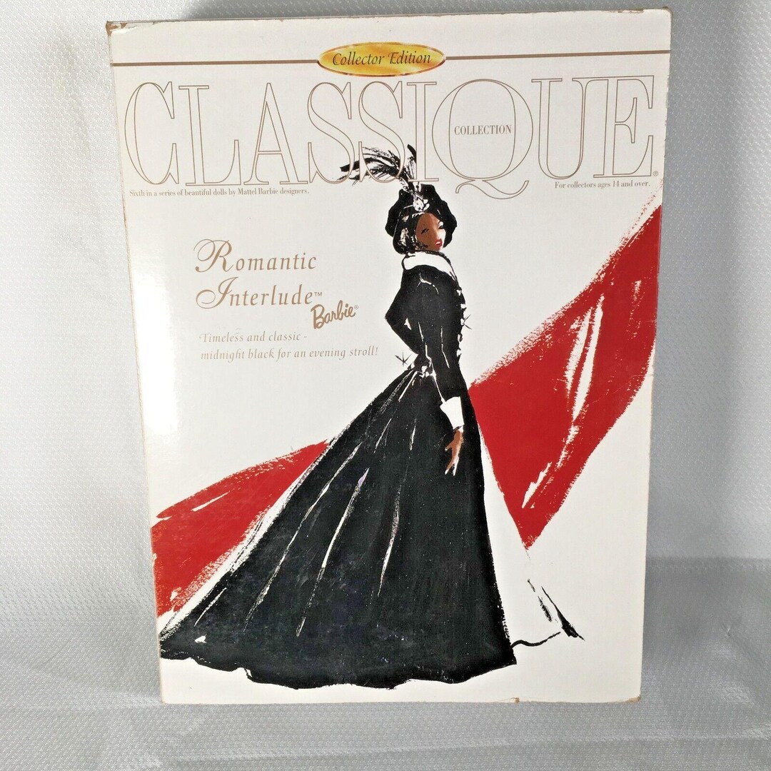 Vtg 1996 Classique Collection Romantic Interlude Barbie African ...