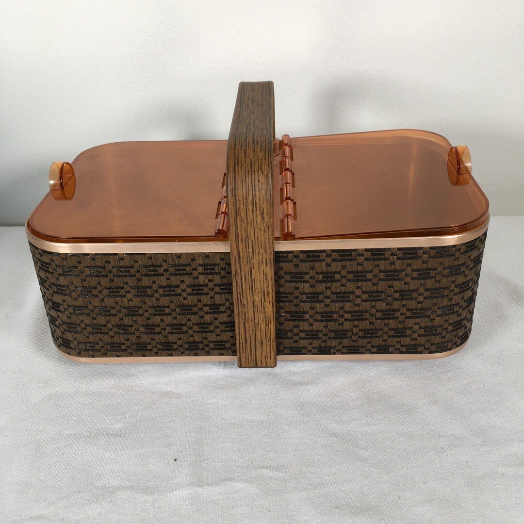 Vintage MCM Salton Hot Basket Bread Warmer Brown Wicker Tested Workd - Etsy