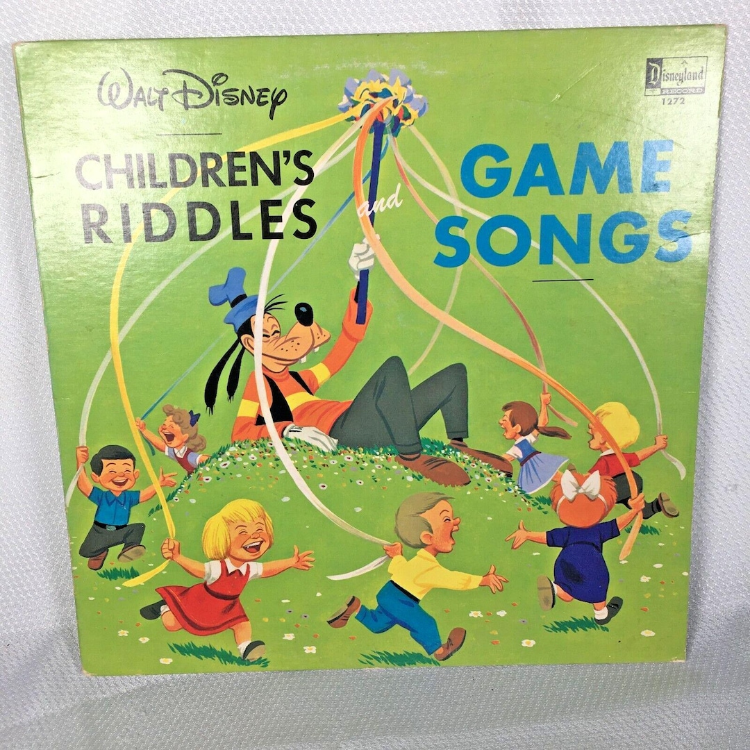 Vintage 1964 Walt Disney's Children's Riddles & Game Songs 1272 - Etsy