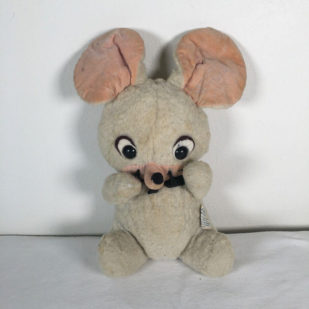 Vintage Dixie Mouse Huckleberry Hound Plush Stuffed Animal Toy Applause ...