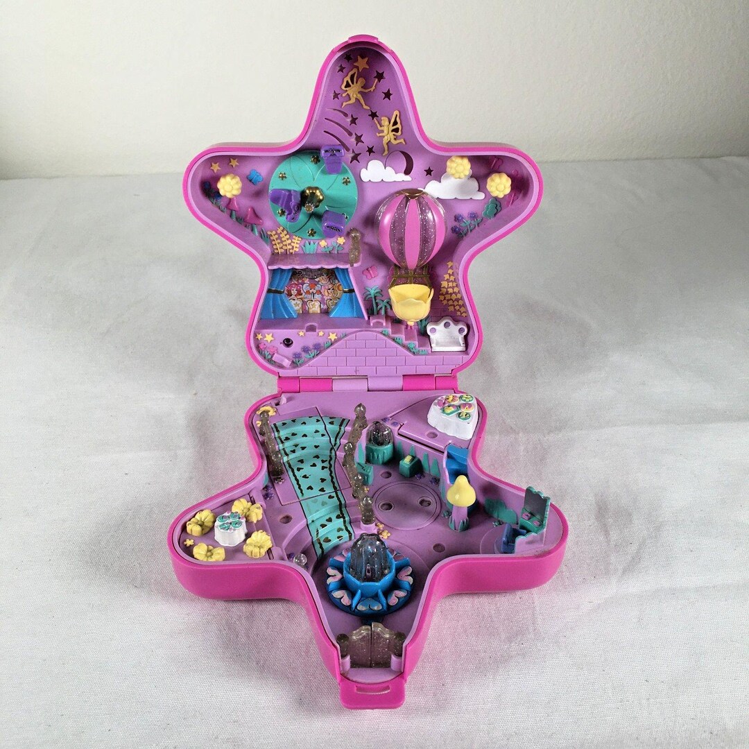 Vtg 1993 Polly Pocket Fairy Light Wonderland Ball Playset Works No ...
