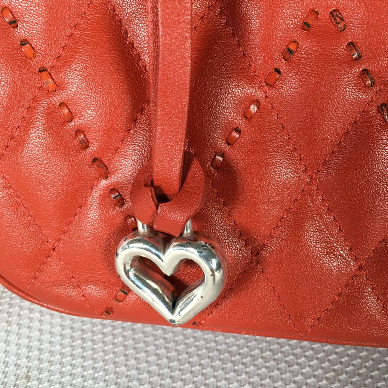 Brighton Bijoux Top Handle Purse Handbag W/matching Wallet Rust Croco ...