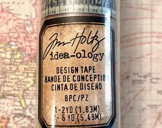 Tim Holtz Ideology Design Tape - French, #TH3355 - Unopened, New ...