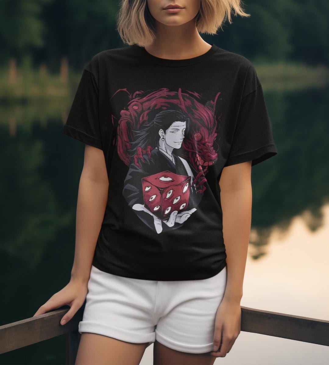 Cursed Sorcerer Tee | Dark Anime Villain Graphic T-shirt - Etsy