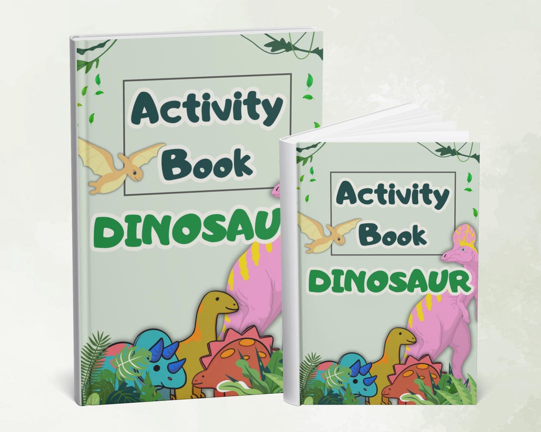 Dinosaur Activity Book for Kids | Printable Dino Fun | 10-page ...