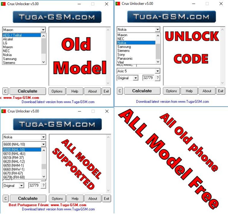 IMEI Unlocking Software for Older Phones – Nokia Samsung LG Sony Siemens NEC – Free Sim Lock ...