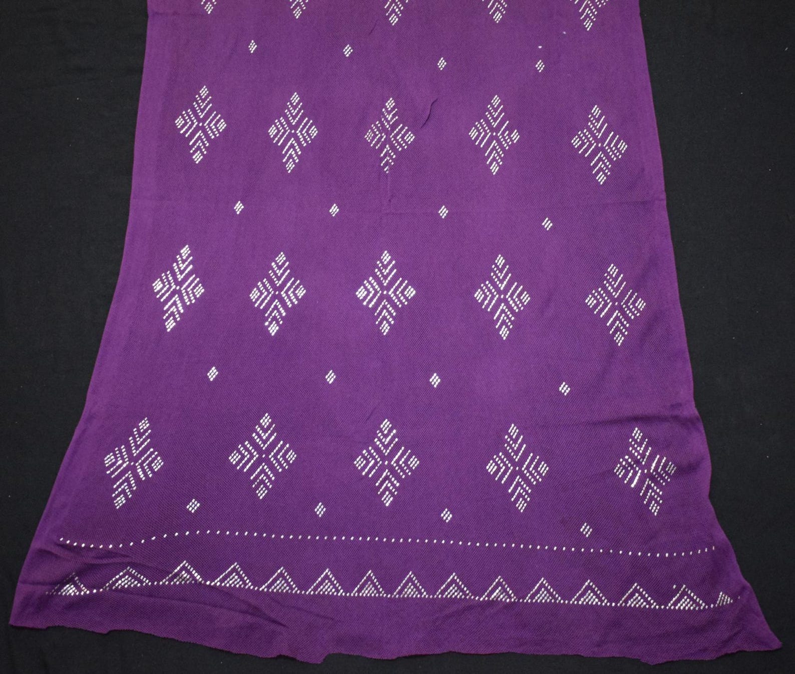 Egyptian Assuit Silver Metal / Net Tulle Fabric Wrap Shawl Scarf - Etsy