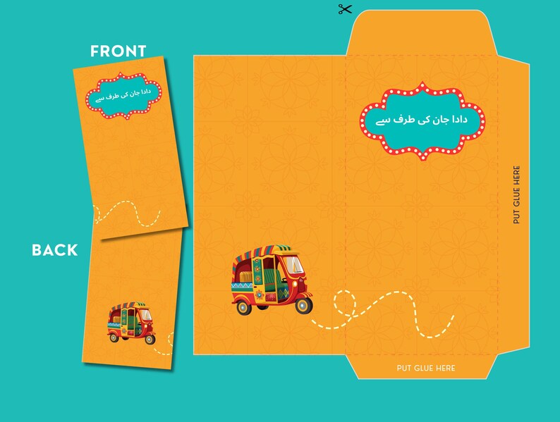 50 Printable Gift Money Envelopes: Birthday, Eid, Gift (PDF) - Etsy