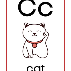 26 A-Z Flash Cards, Educational Preschool Cards, Learn Abcs, Alphabet ...
