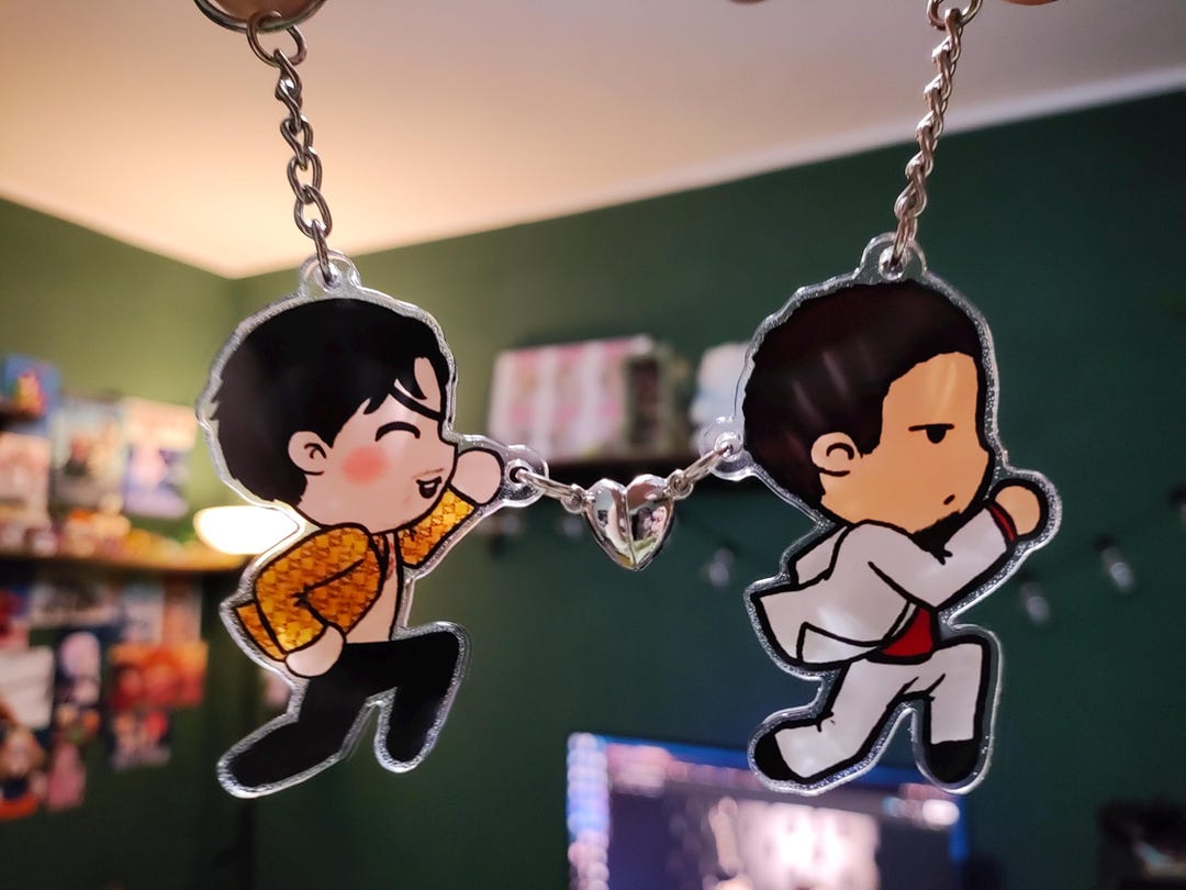Yakuza Goro Majima & Kiryu Kazuma Couple or BFF Keychain Set With ...