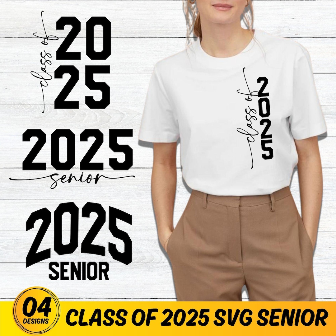 Senior 2025 SVG | Class of 2025 Graduation SVG | High School Senior Cut ...