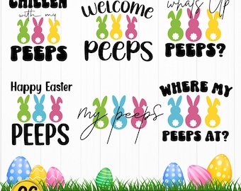 Peeps SVG, My Peeps Svg, Easter Svg, Spring Svg, Peeps Cut Files ...