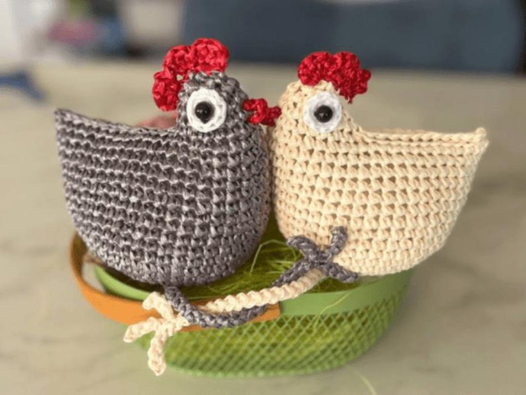 Chicken Easter Hen Molly Crochet Pattern – Amigurumi Spring Farm Animal ...