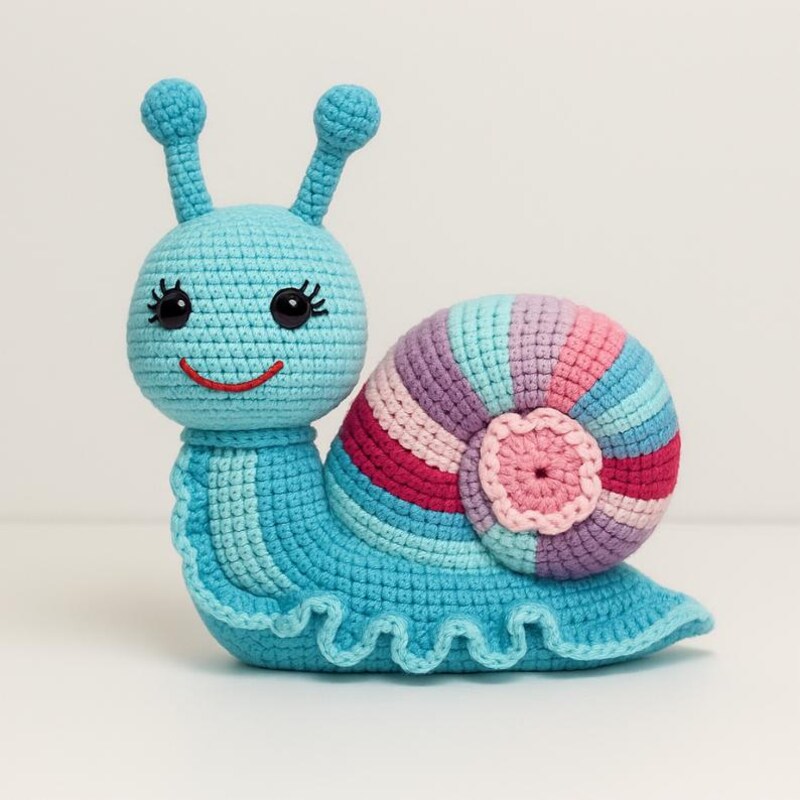 Stuffed Snail - Etsy