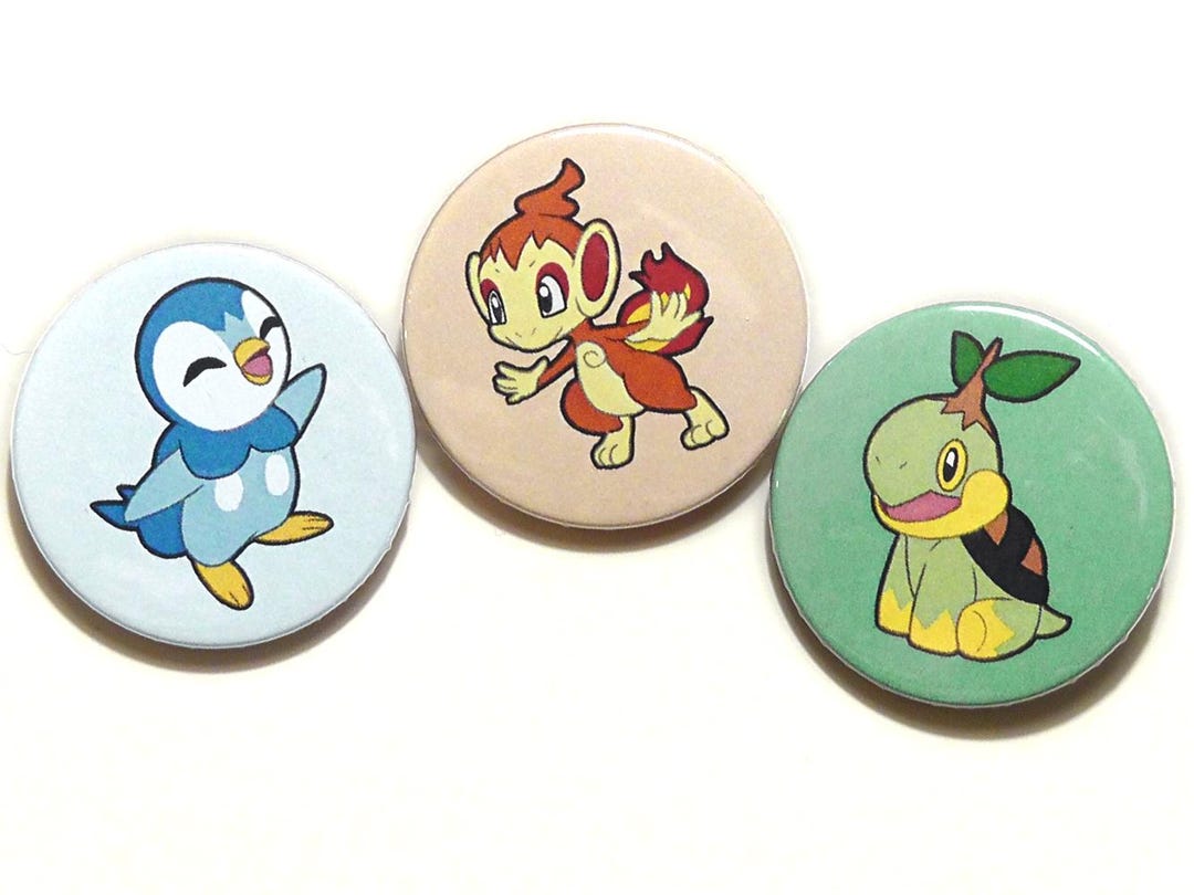 Pokemon: Gen 4 Starters - Etsy