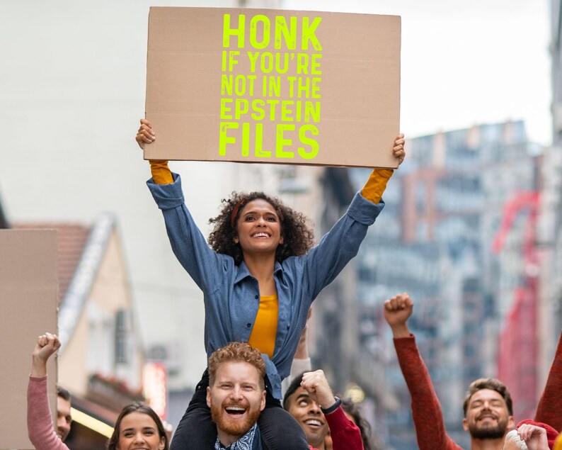 Honk If You're Not in the Epstein Svg, Keep Fighting the Good Svg ...